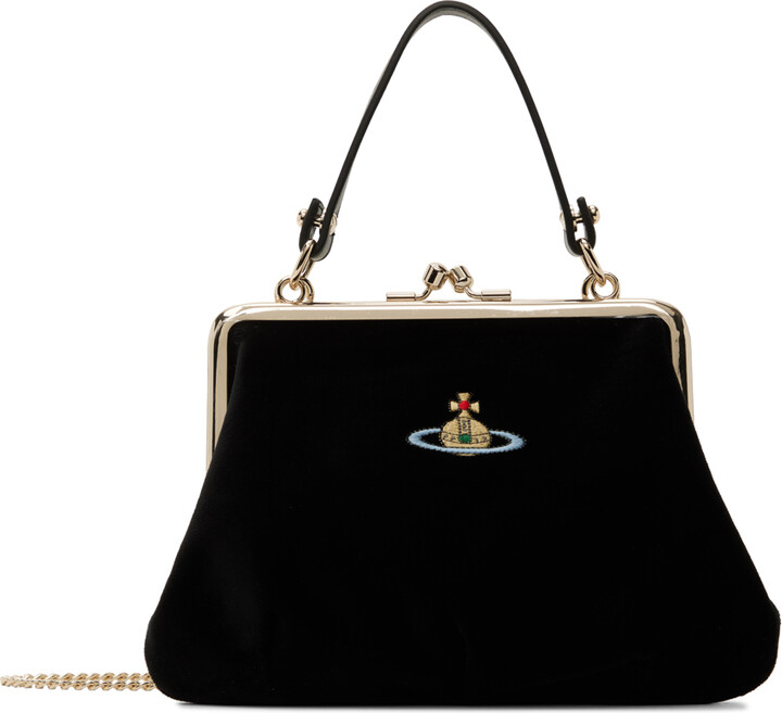 Vivienne Westwood Black Granny Frame Bag - ShopStyle