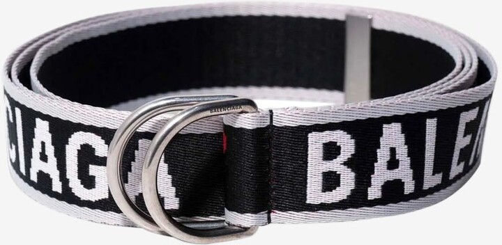 Balenciaga D-Ring Logo Jacquard Belt - ShopStyle