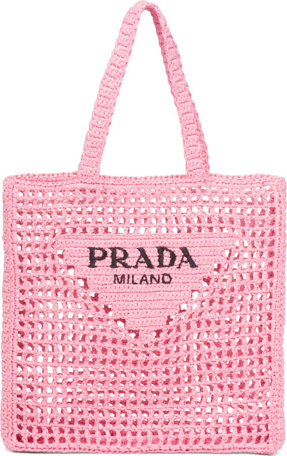 Prada Raffia Tote Bag - ShopStyle