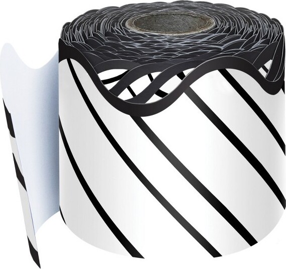 Carson Dellosa Education Kind Vibes Black & White Stripes Rolled ...