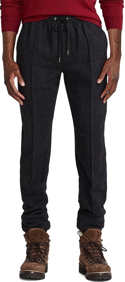 Ralph Lauren Purple Label Cashmere-Wool Jogger Pants - ShopStyle