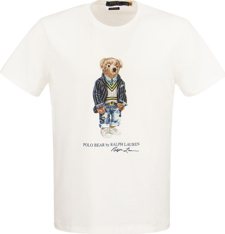 Polo Ralph Lauren Bear Custom Slim-fit Polo Shirt - ShopStyle