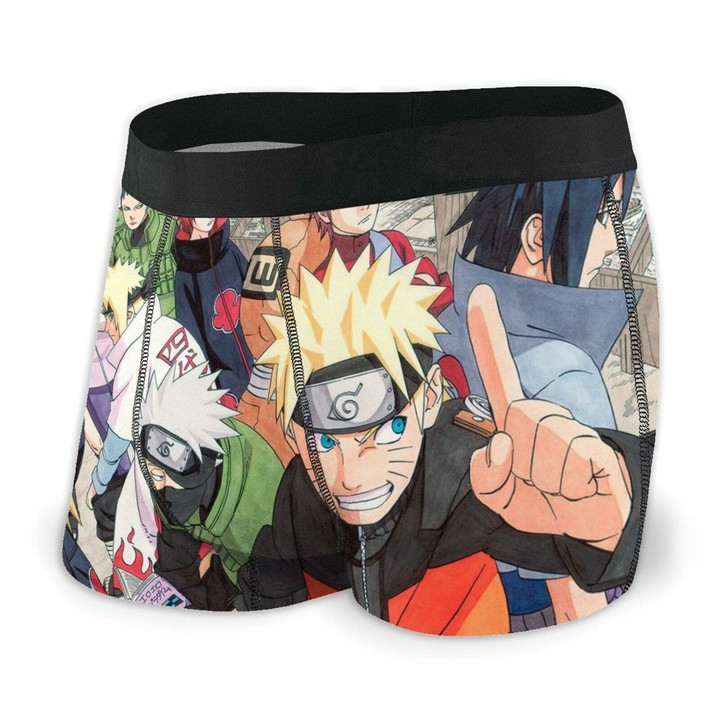 Voroy Men Boxer Briefs Microfiber Multi-Size 4de89j_Ga Naruto ...