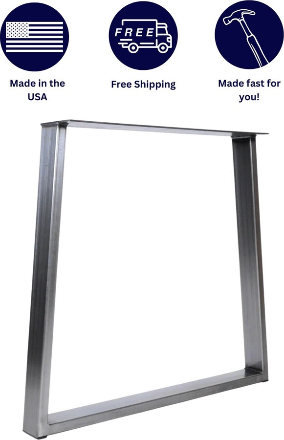 Etsy The "Summit' Custom Metal Table Leg - Dining, Bar Or Coffee Height ...