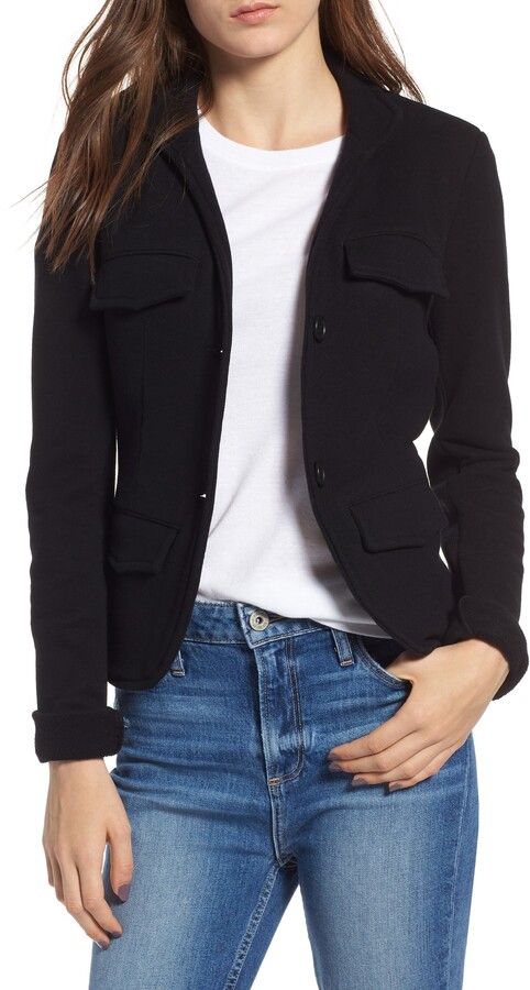 James Perse Shrunken Military Blazer - ShopStyle