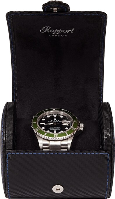 Rapport London Carbon Single Watch Roll - ShopStyle Clocks