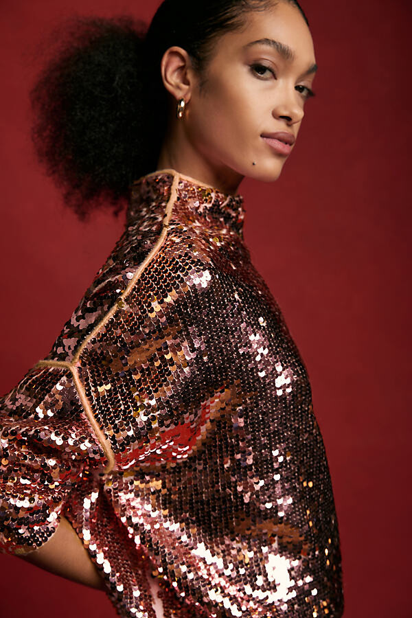 Pilcro The Alani Cashmere Mock-Neck Sweater by Sequin Edition - ShopStyle