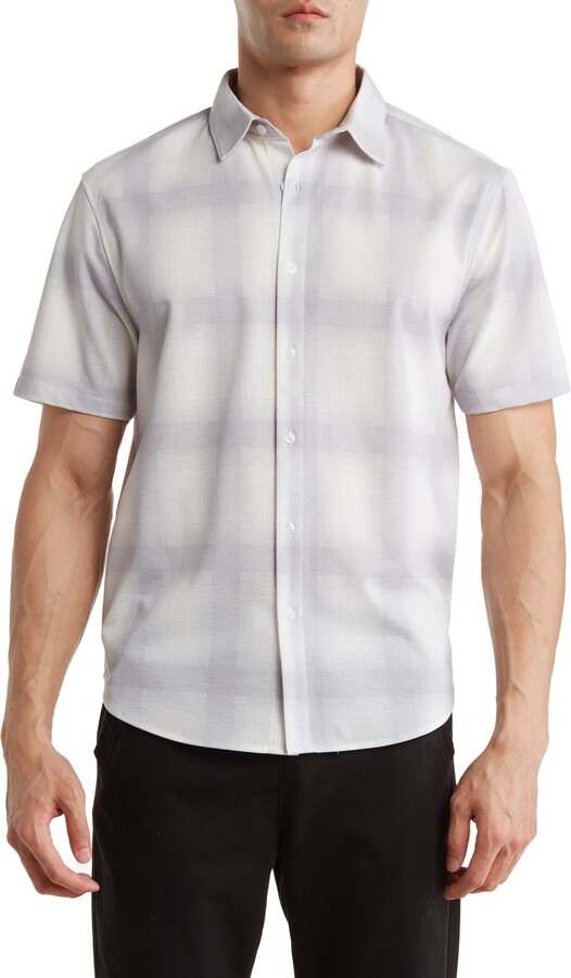 Hampton Square Short Sleeve Button-Up Shirt - ShopStyle