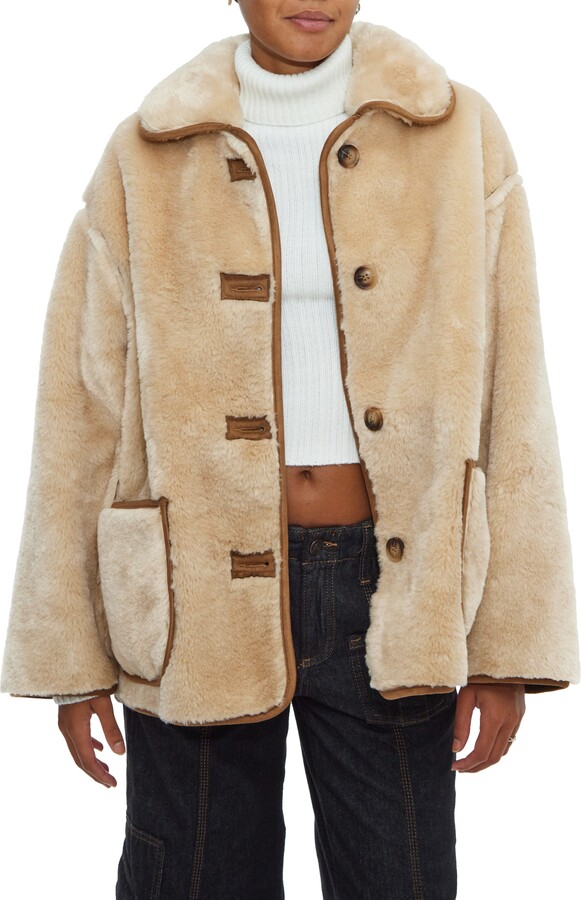 BDG Borg Reversible Jacket - ShopStyle