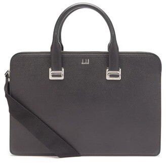 Dunhill Cadogan Grained-leather Briefcase - Black - ShopStyle