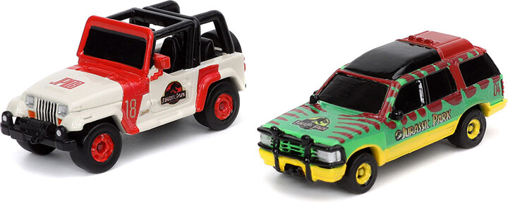 Diecast Model Jada Jurassic Park Theme Park Entrance Diorama with Jeep ...