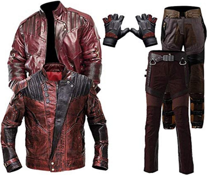 e_Genius Men Guardians of The Galaxy Vol. 2 Star-Lord Chris Pratt Real ...