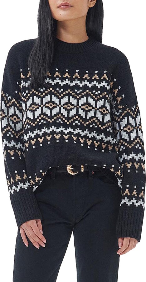 Barbour Cleaver Fair Isle Wool Blend Sweater - ShopStyle