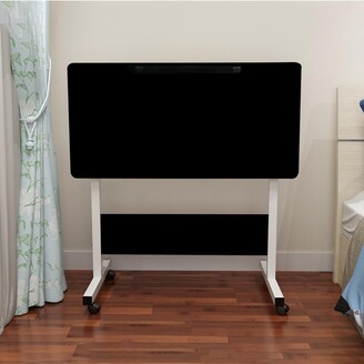 HAOSHENGYUAN Lifted And Folding Computer Desk, Wheels With Locking ...