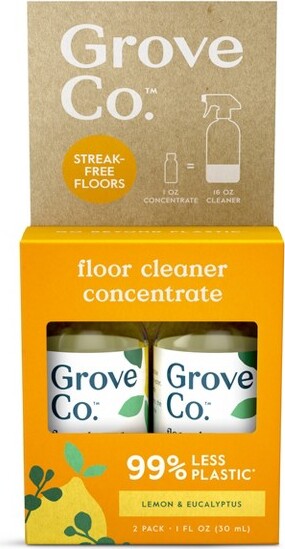 Grove Co. Lemon & Eucalyptus Floor Cleaner Concentrate - 2 fl oz ...