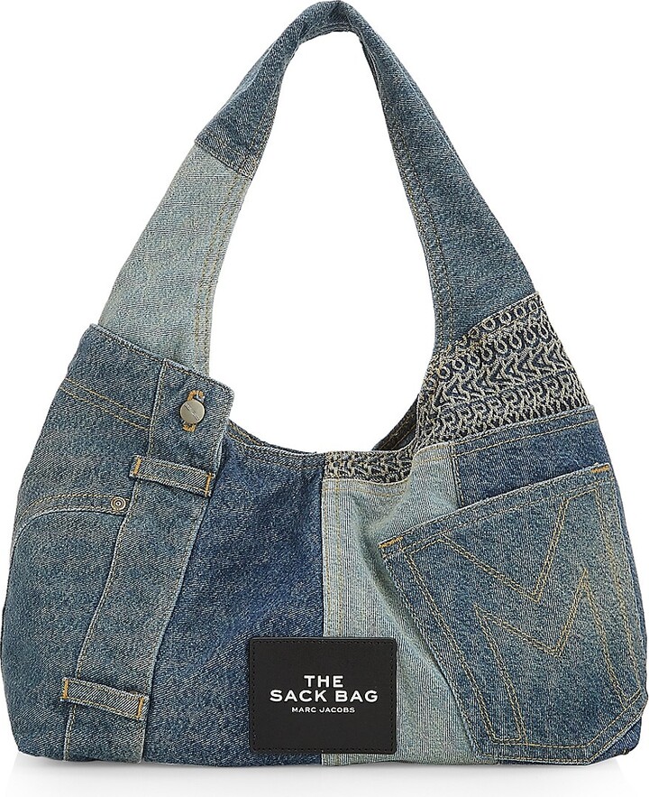 Marc Jacobs The Deconstructed Denim Sack Bag - ShopStyle