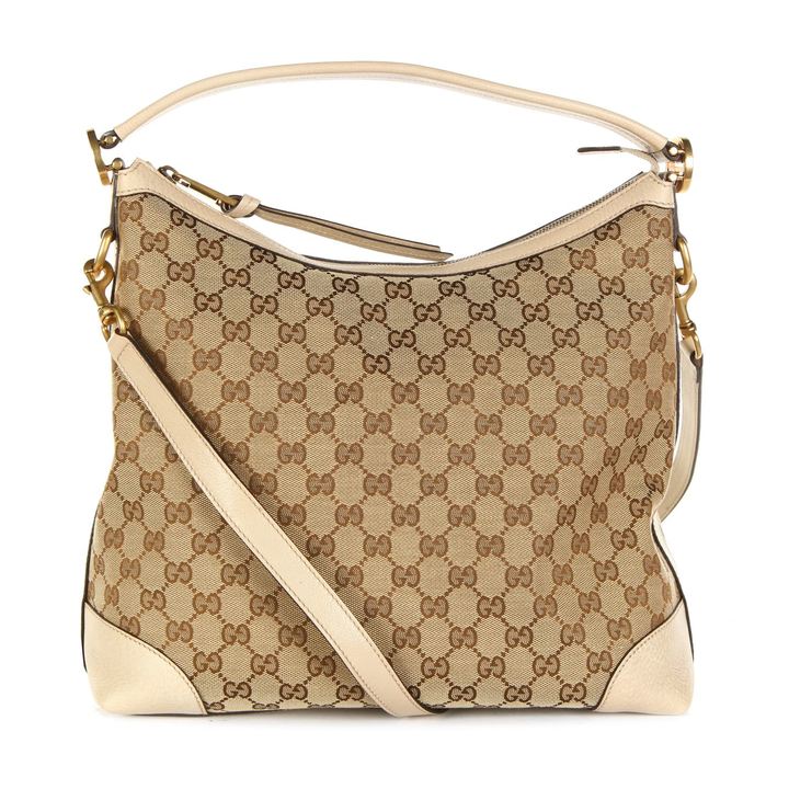 Gucci Miss GG Original GG Canvas Hobo Bag - ShopStyle