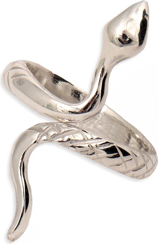 Venture Latin Women's Solid Silver Serpent Ring - ShopStyle