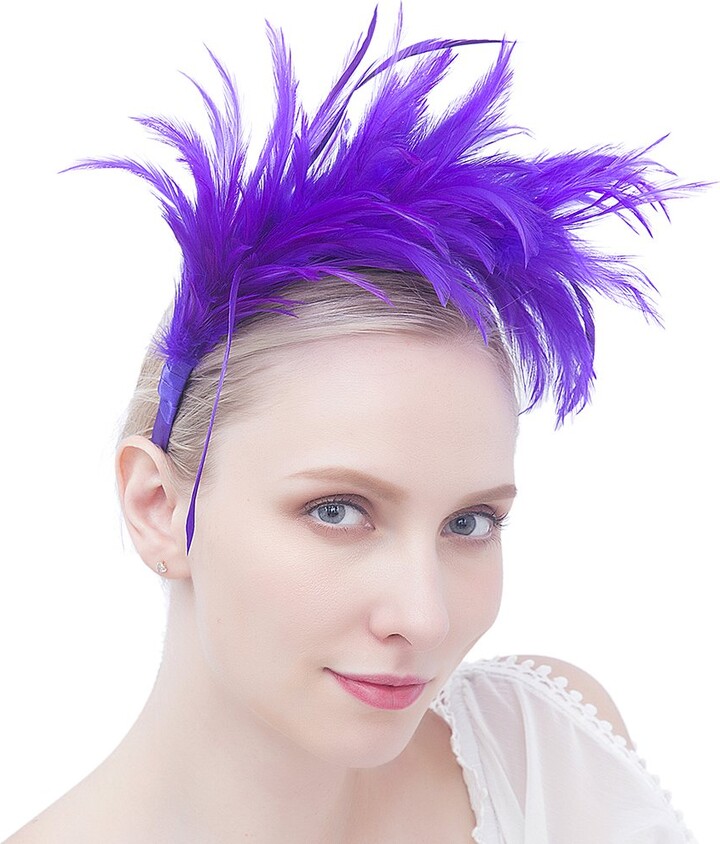 Felizhouse 1920s Fascinators For Women Feathers Flapper Headband ...