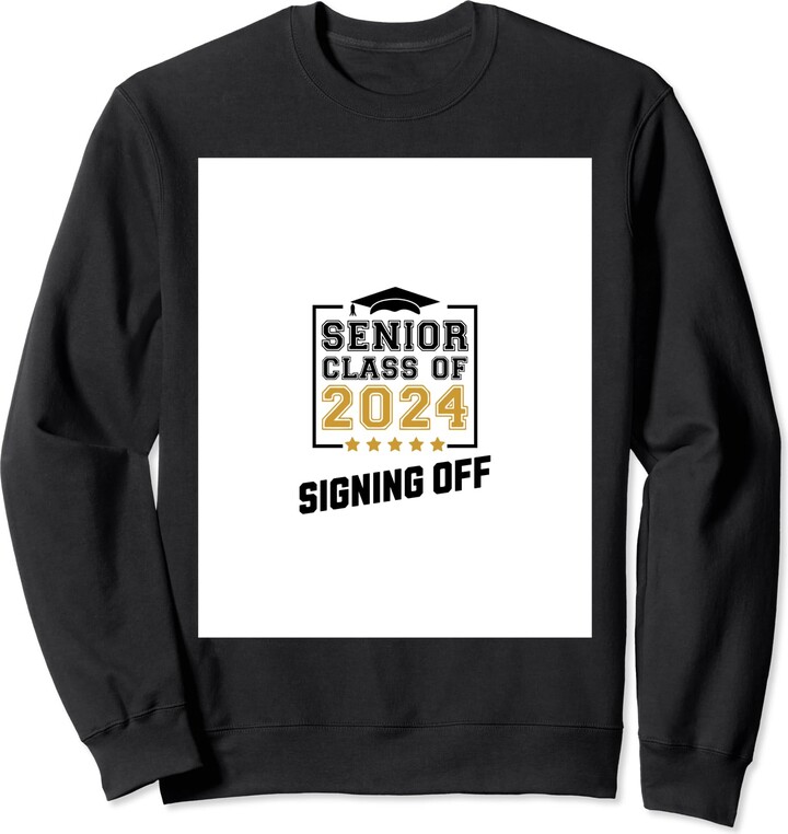 Class of 2024 Senior Autograph High School Memory Party Sweatshirt ...