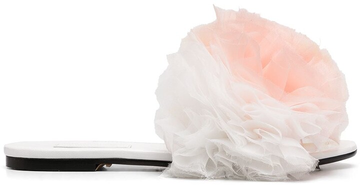 Emilio Pucci x Tomo Koizumi tulle slides - ShopStyle Sandals