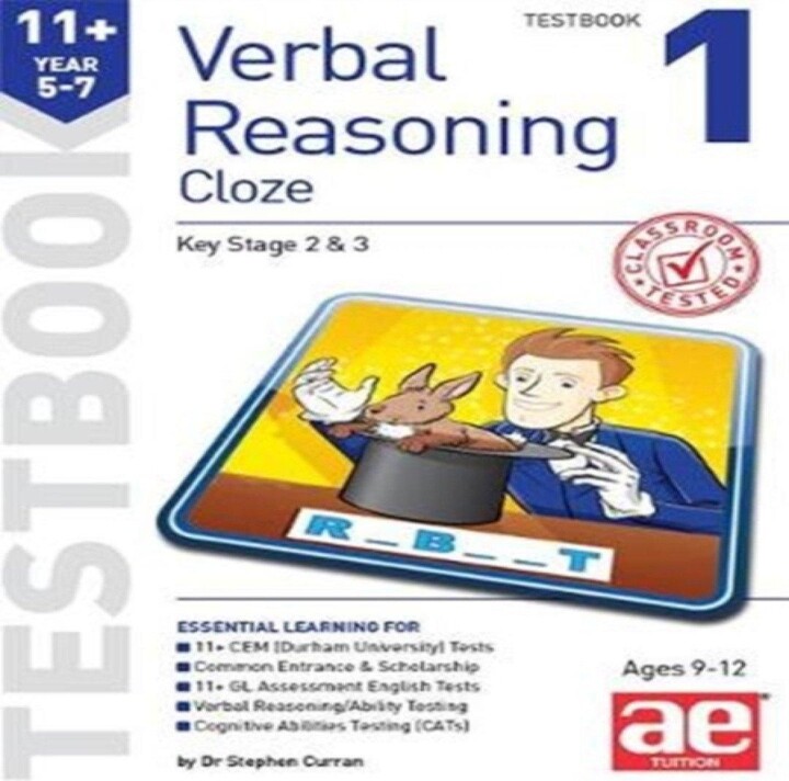 Warren J. Vokes 11+ Verbal Reasoning Year 5-7 Cloze Testbook 1 ...