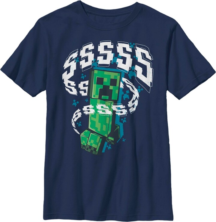 Microsoft Boy's Minecraft Ssss Creeper Child T-Shirt - ShopStyle