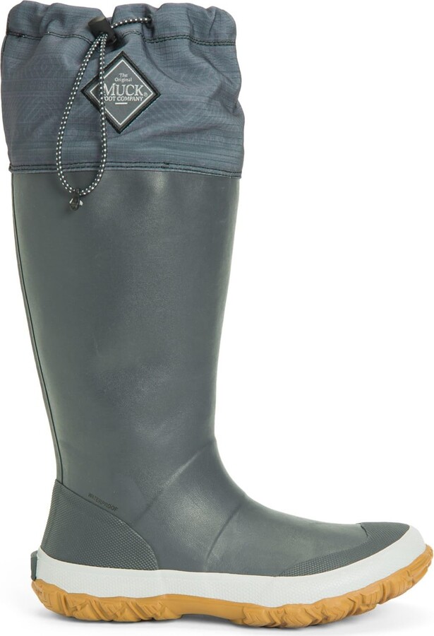 Muck Boots Unisex Forager Tall Pull On Packable Waterproof Boot - ShopStyle