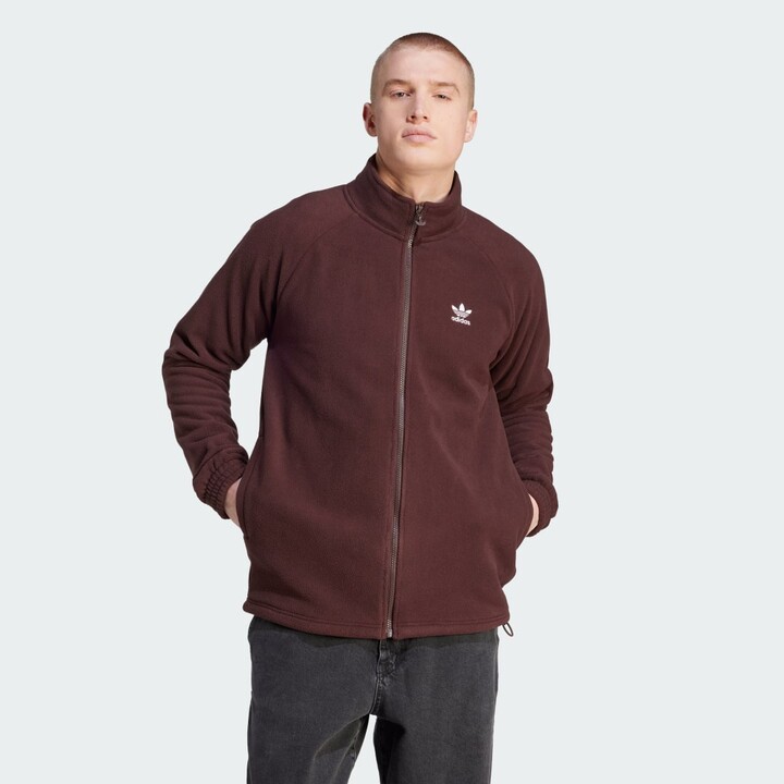 adidas Adicolor Classics Trefoil Teddy Fleece Jacket - ShopStyle