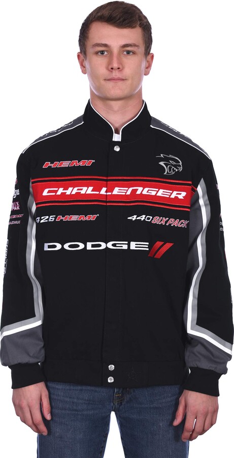 JH DESIGN GROUP Men's Dodge Challenger Embroidered Cotton Twill Jacket ...