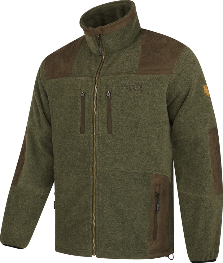 HUBERTUS Zabelstein Men's Fleece Hunting Jacket with Trimmings on ...