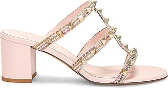 Valentino Garavani Rockstud leather slides - ShopStyle