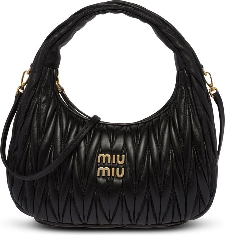Miu Miu Wander matelassé shoulder bag - ShopStyle