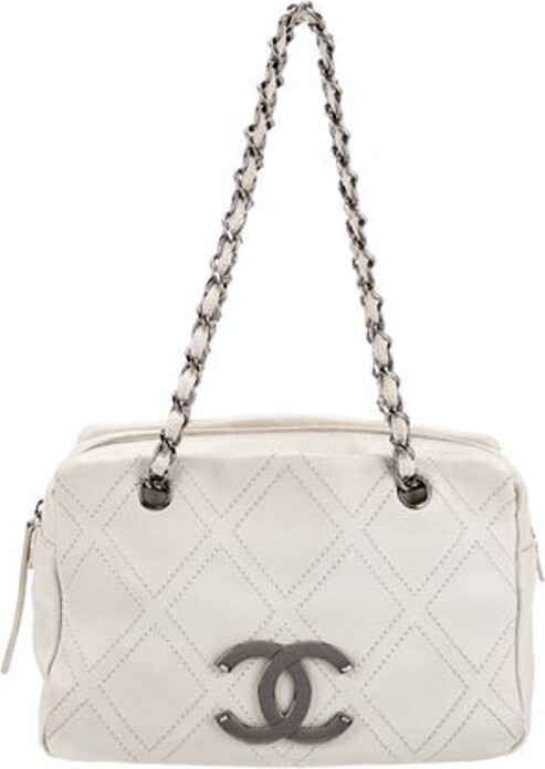 Chanel Diamond Stitch Bowler Bag - ShopStyle