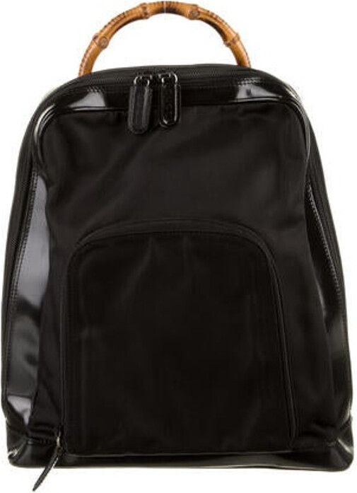 Gucci Nylon Bamboo Handle Backpack - ShopStyle