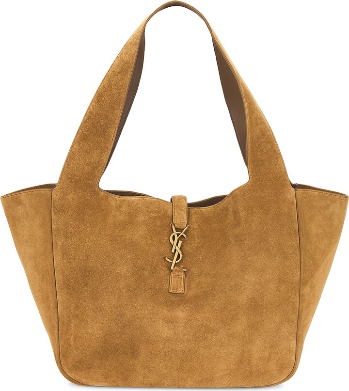 Saint Laurent Bea Bag in Brown - ShopStyle