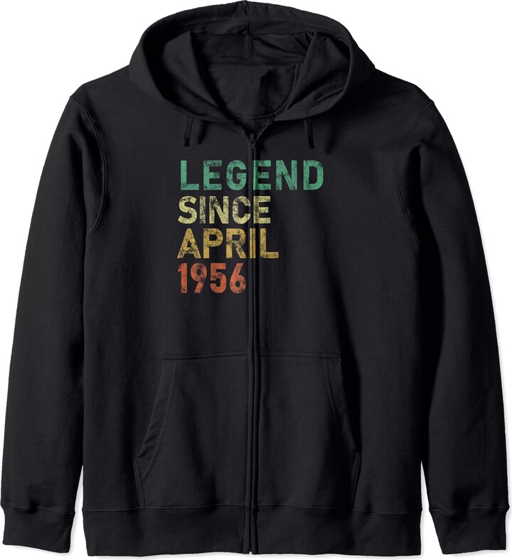 Retro Birthday Party Born in April 1956 68th legend Since April 1956 ...