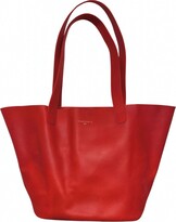 Couleurs, NY - Le Rouge Red Leather Tote Bag - ShopStyle