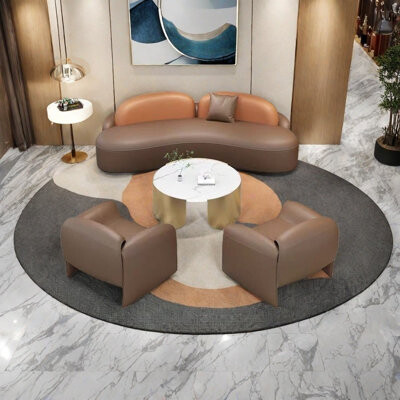 wangling hone Modern art arc office sofa set - ShopStyle