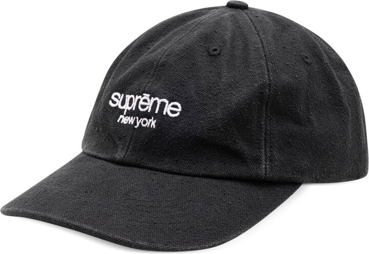 Supreme Classic Logo denim cap - ShopStyle Hats