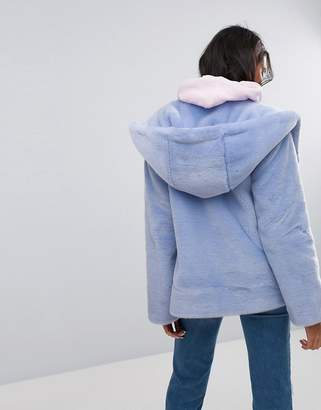 Fashion Look Featuring ASOS Coats and MSGM Fur & Shearling Coats by ...