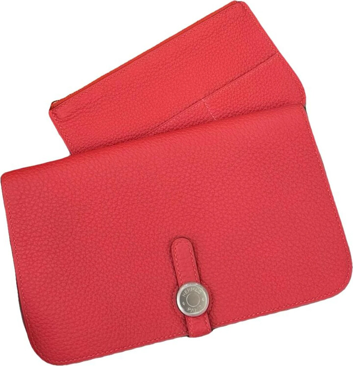 Hermes Dogon leather wallet - ShopStyle