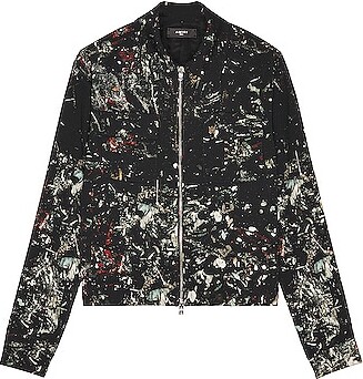 Amiri Paint Splatter Blouson in Black - ShopStyle Outerwear