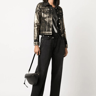 Madison.Maison Metallic Denim Jacket - ShopStyle
