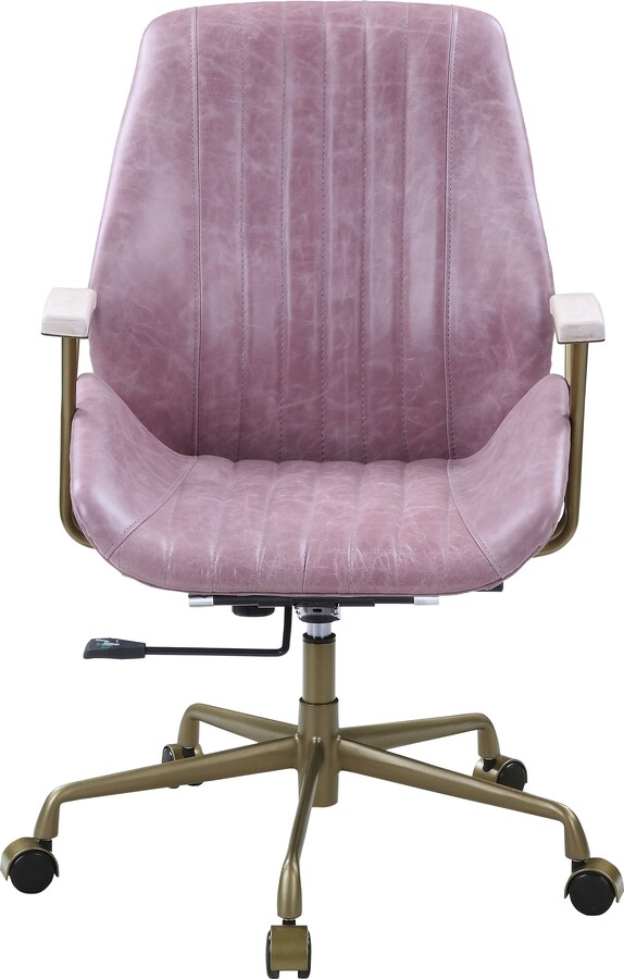 Sunmory Modern Swivel Adjustable Office Chair Makeup Chair in Top Grain ...