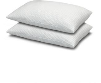 Ella Jayne Cool N Comfort Medium Density Gel Fiber Pillow With Coolmax Technology Set Of 2 ...