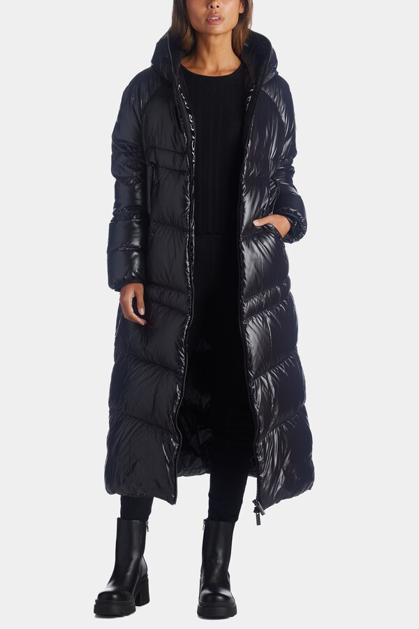 Moncler Chanon Long Down Jacket - ShopStyle
