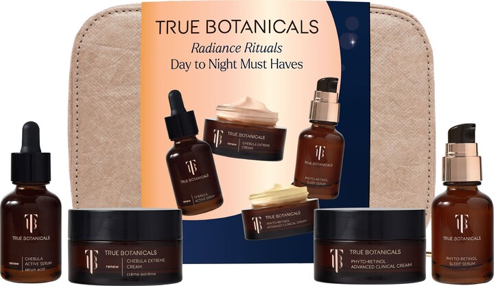 TRUE BOTANICALS Radiance Rituals Day to Night Must Haves 4-Piece ...