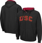 Colosseum Men's Black Usc Trojans Arch & Team Logo 3.0 Full-Zip Hoodie ...