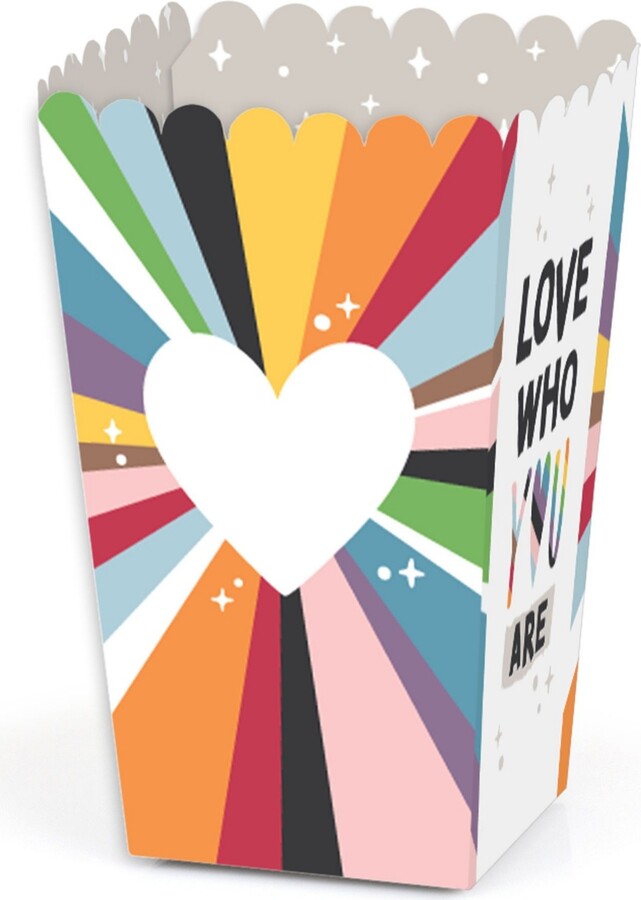 Big Dot Of Happiness So Many Ways to Be Human Pride Party Favor Popcorn ...